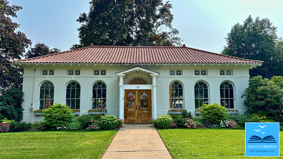 West End Library • Unionville, Connecticut • Stay Curious · Chris Wolak